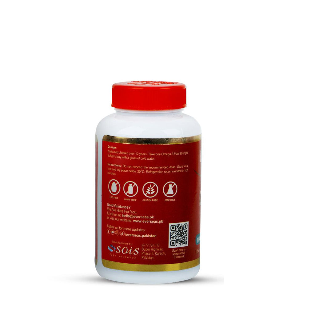 Everseas Omega-3 Maximum Strength Softgels – Sois Life Sciences