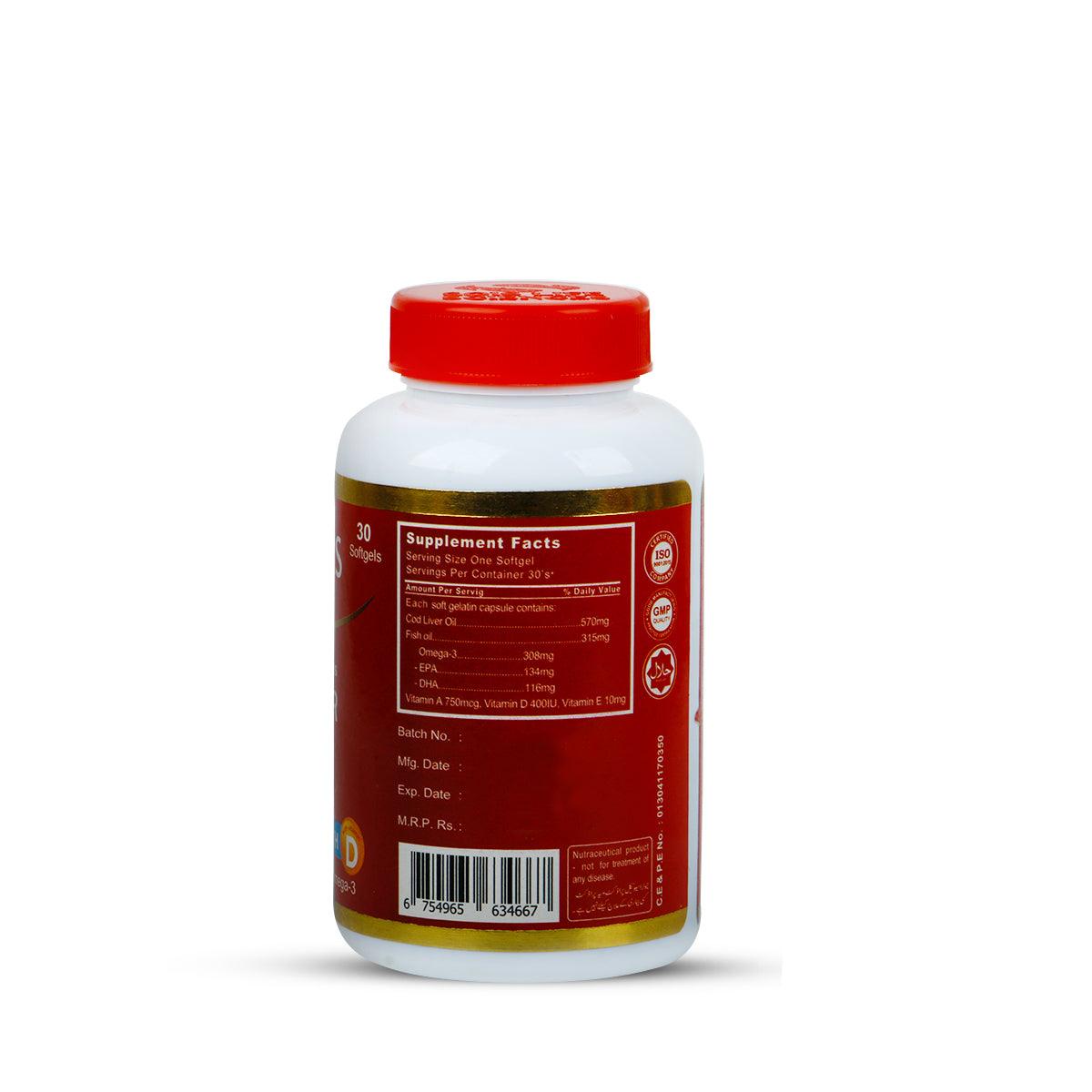 Everseas Cod Liver Oil Maximum Strength Softgels – Sois Life Sciences