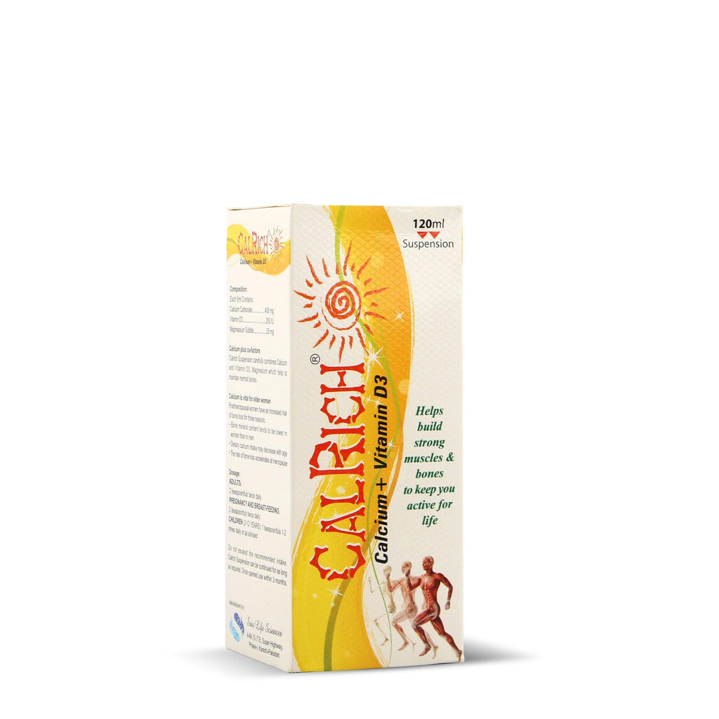 Support Your Health with Calrich Syrup: Calcium & Vitamin D3 Formula ...