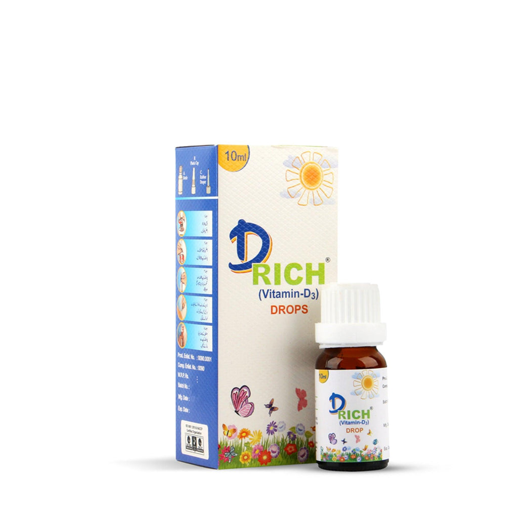 Promote Healthy Growth with D-Rich Drops: Essential Vitamin D3 Support ...