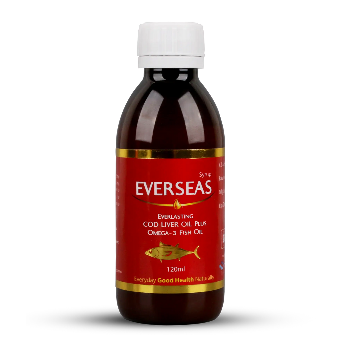 Everseas Cod Liver Oil Syrup for Kids - Fruity Flavour - Sois Life Sciences
