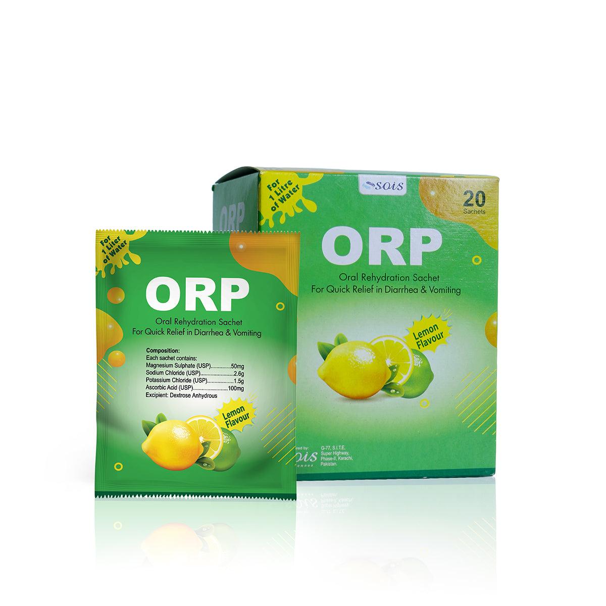 ORP (Oral Rehydration Sachet-ORS) Lemon – Sois Life Sciences